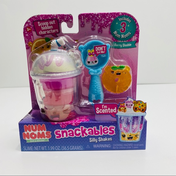 nom nums | Toys | Lot 4 Num Noms Snackables Silly Shakes | Poshmark